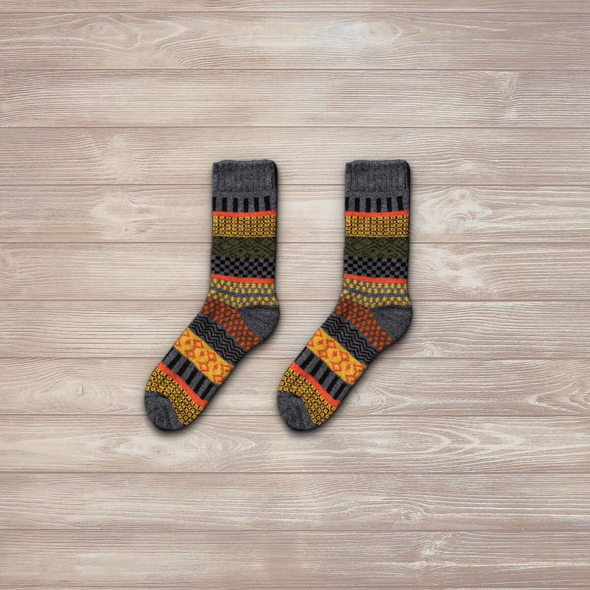 Svea - Grey (1 pair) - Nordic Socks US