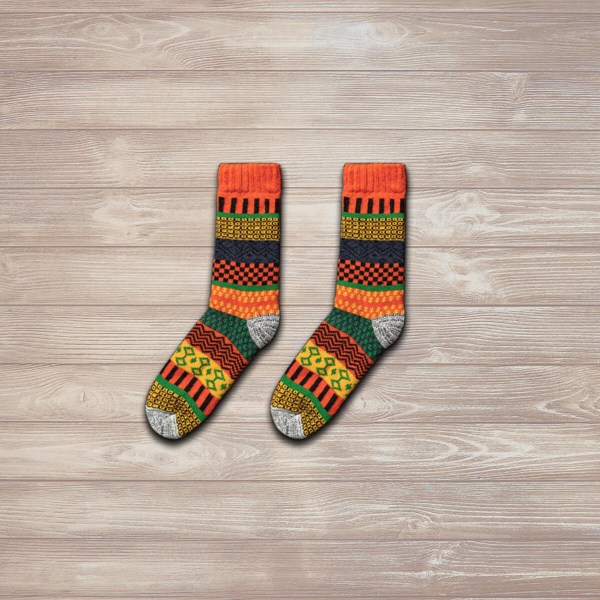 Svea - Orange (1 Pair) - Nordic Socks US